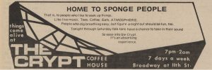 “A Coffee House for the Sponge People” The Rise and Fall of The Crypt ...