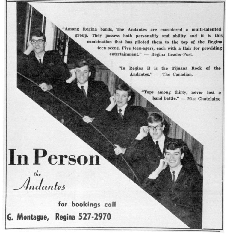 The Pride Of Regina - The Andantes - It's Psychedelic Baby Magazine