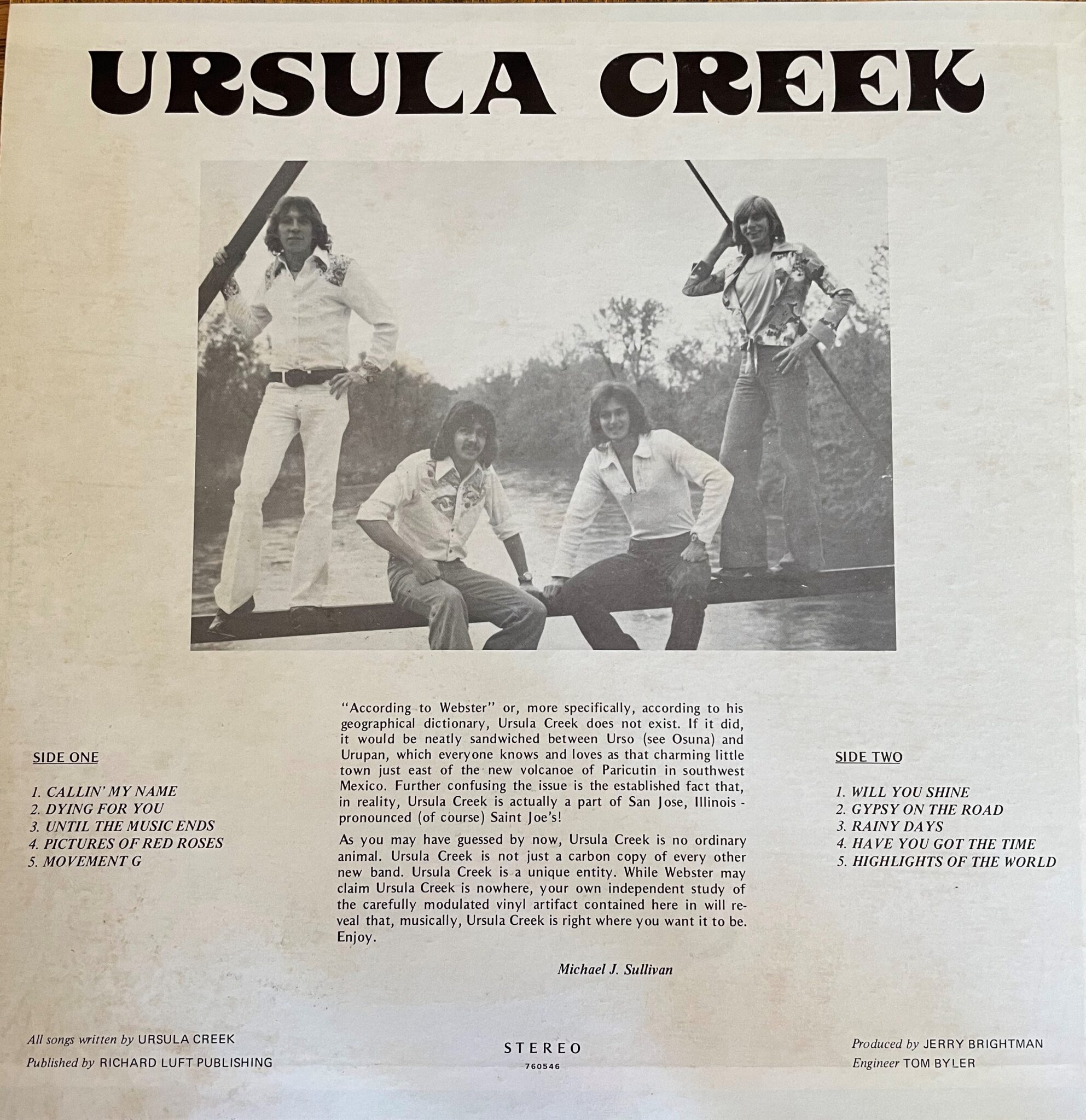 Ursula Creek | Interview | "A joyous ride through the mid-70s" - It's ...