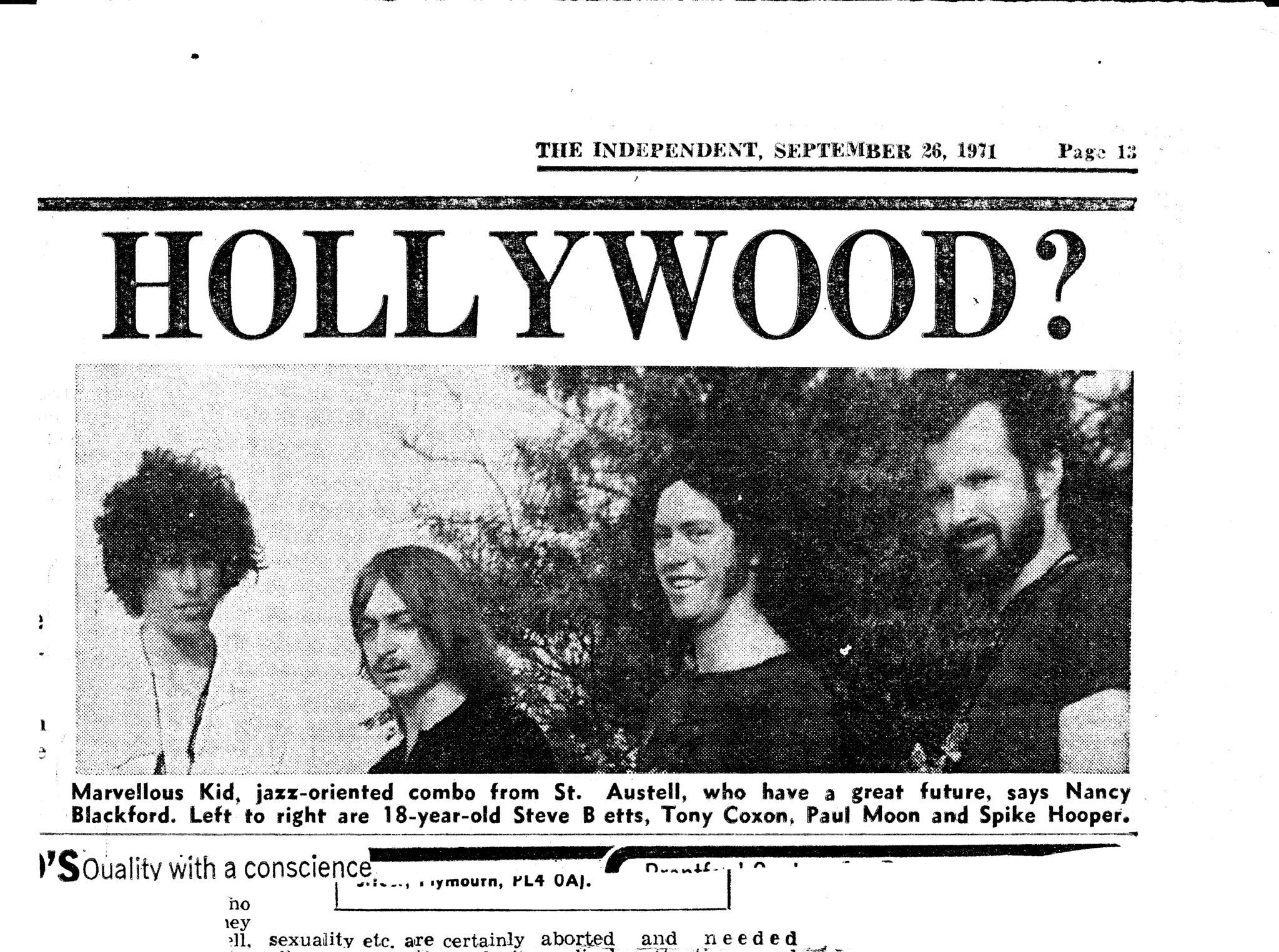 Marvelous Kid | Interview | Incredible 70's Progressive Rock - It's ...