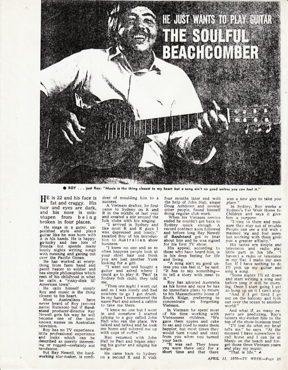 Roy Rutanen | Interview | "Lost Classic of Acid Folk" - It's ...